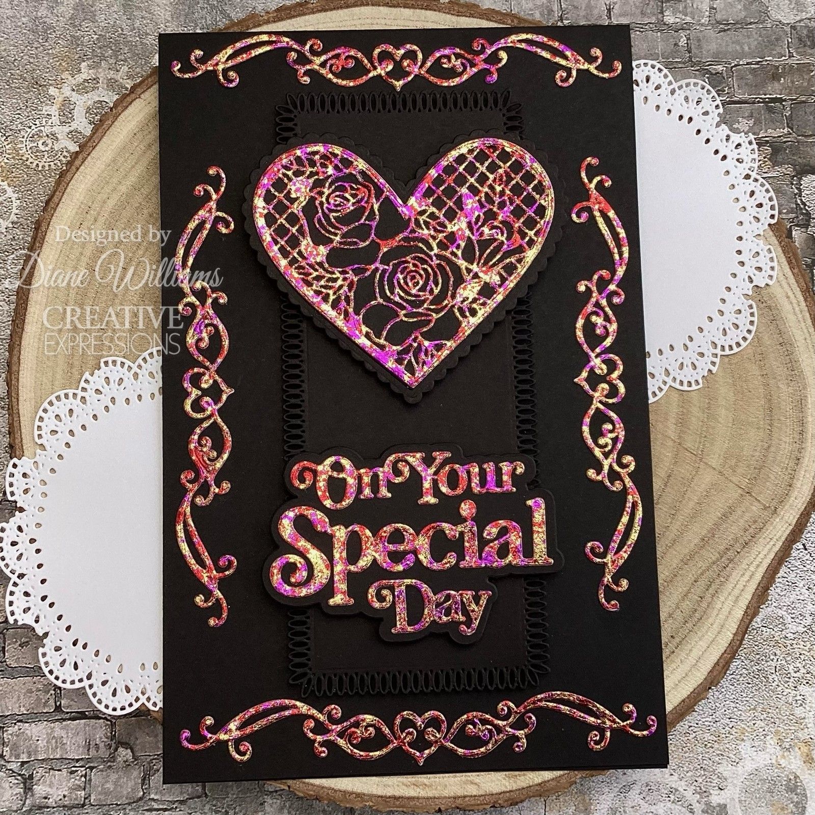 Heart Scroll Border