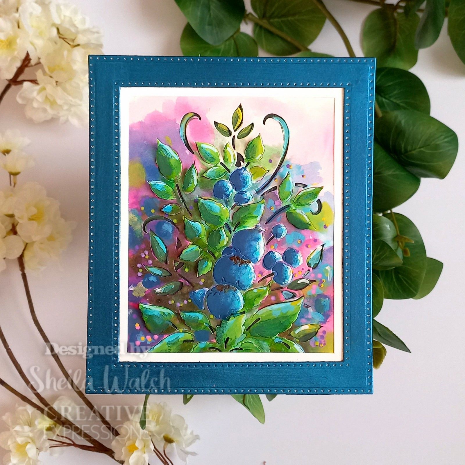 Paper Cuts • Cut & Lift Plantilla de Corte Blueberry Bliss