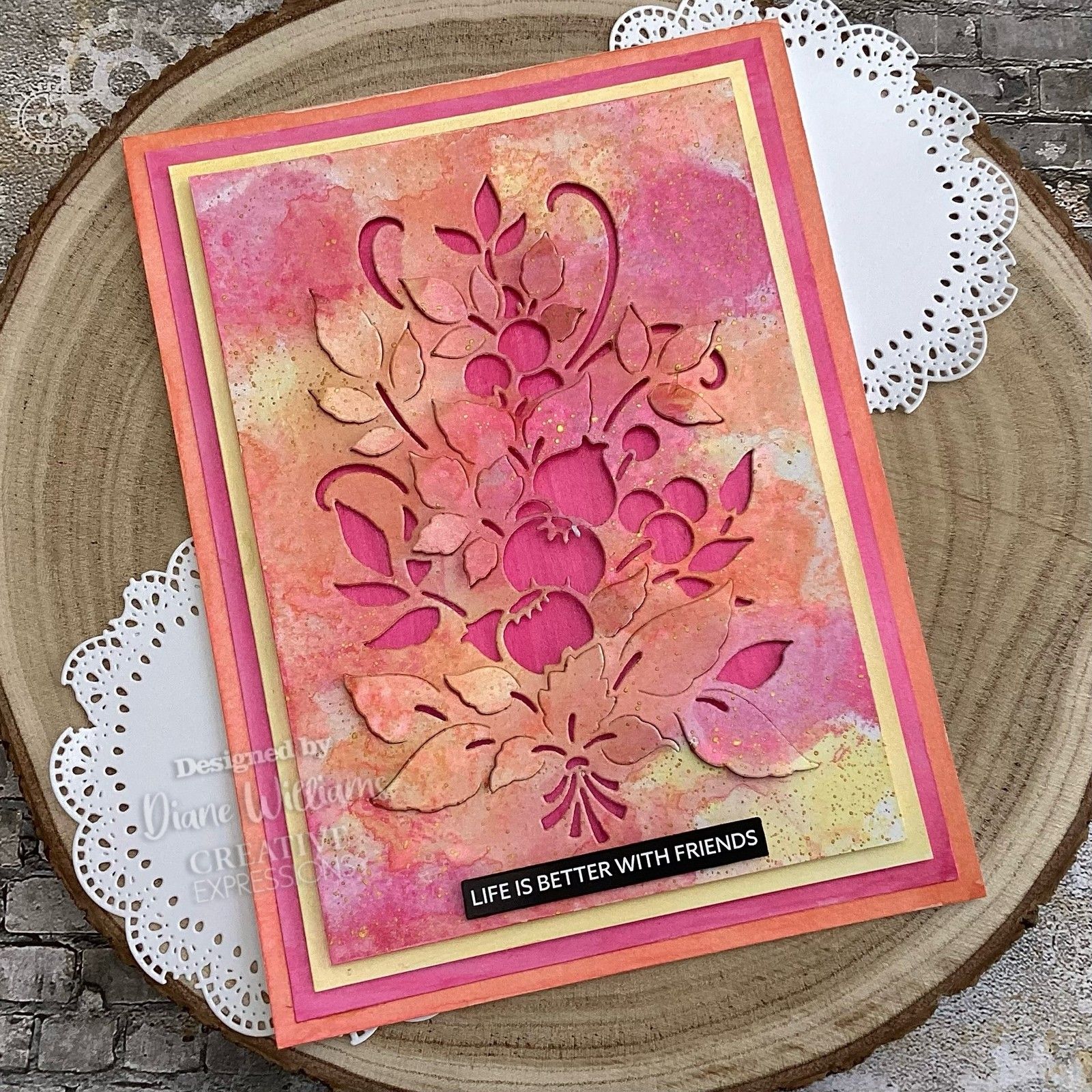 Paper Cuts • Cut & Lift Plantilla de Corte Blueberry Bliss