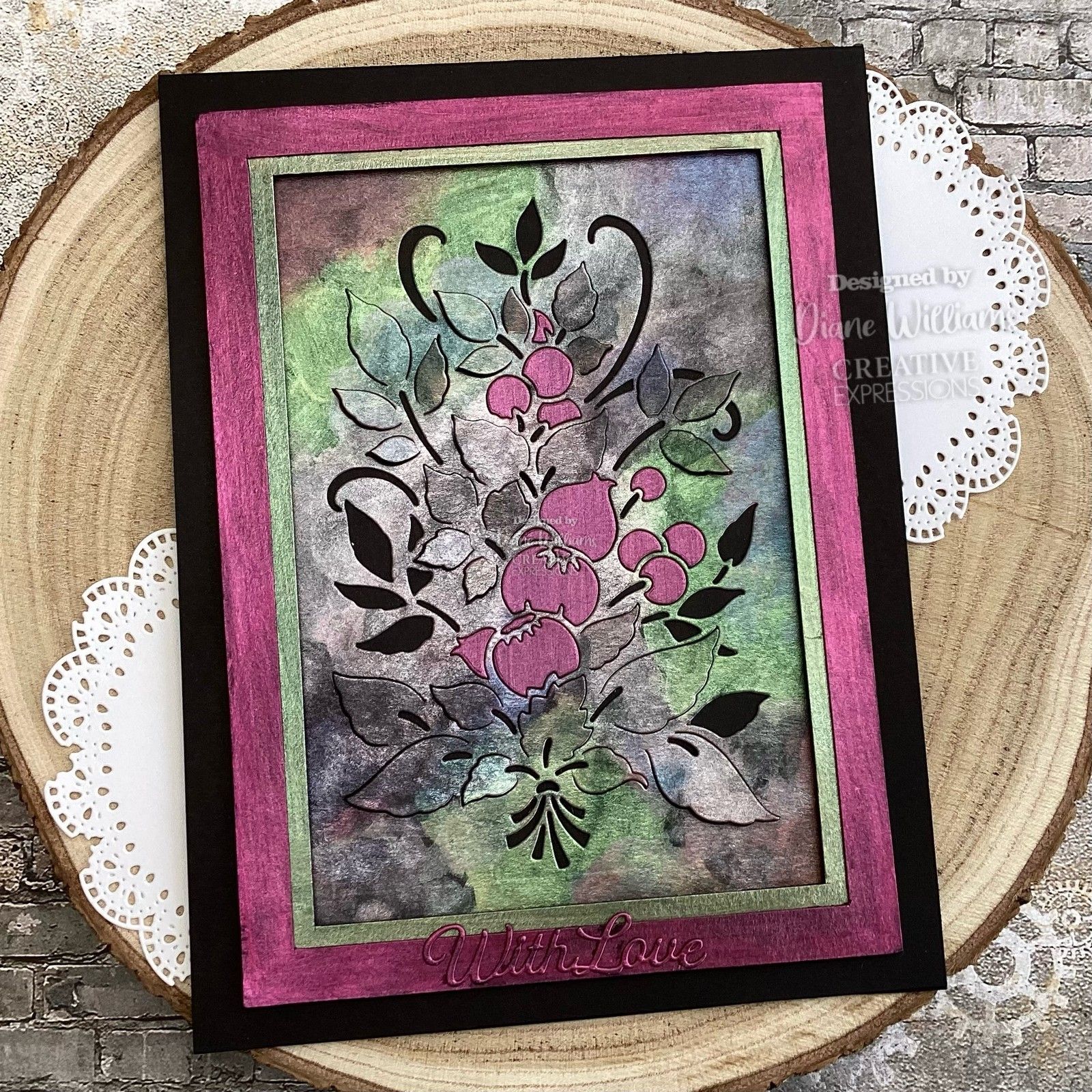 Paper Cuts • Cut & Lift Plantilla de Corte Blueberry Bliss