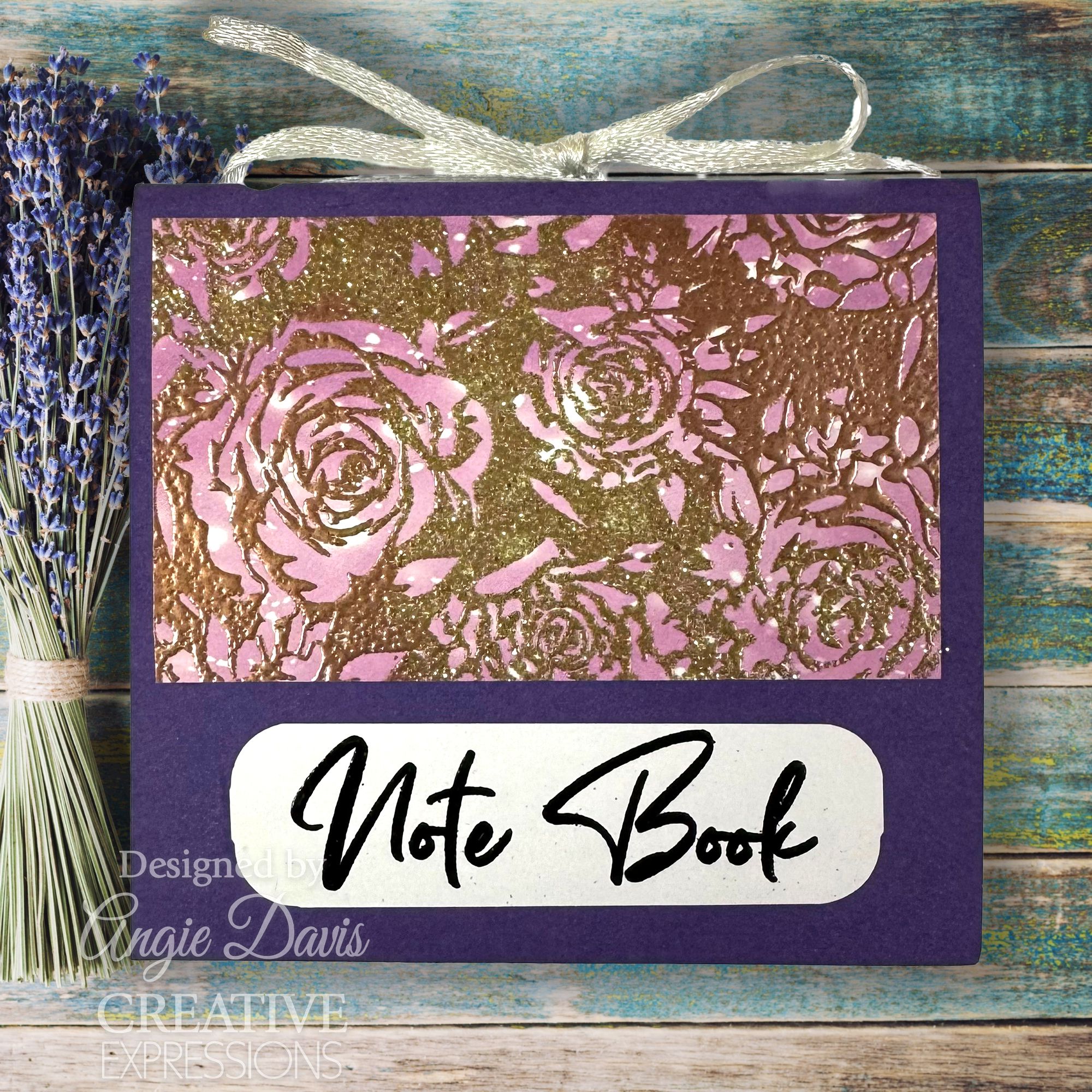 Creative Expressions • Enamoured Roses Pre-Cut Rubber Stamp