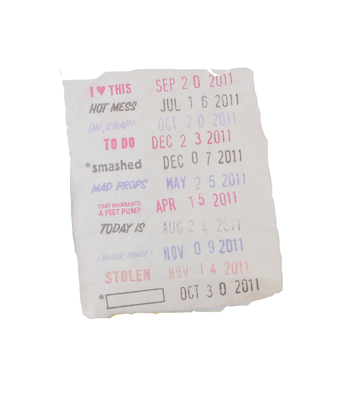 K&Company Smash • Stamp Date