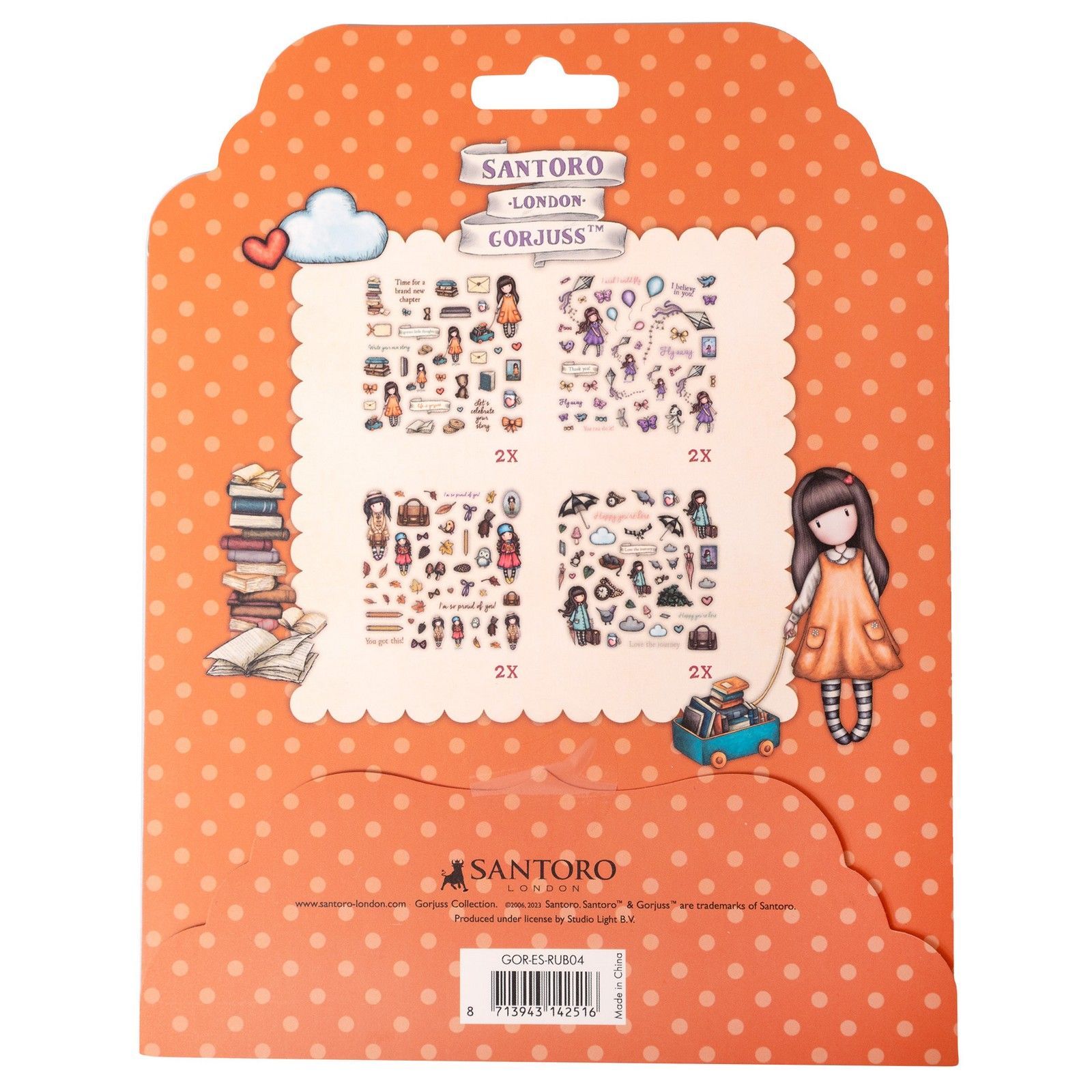 Studio Light • Essentials Rub-ons 4x2 designs