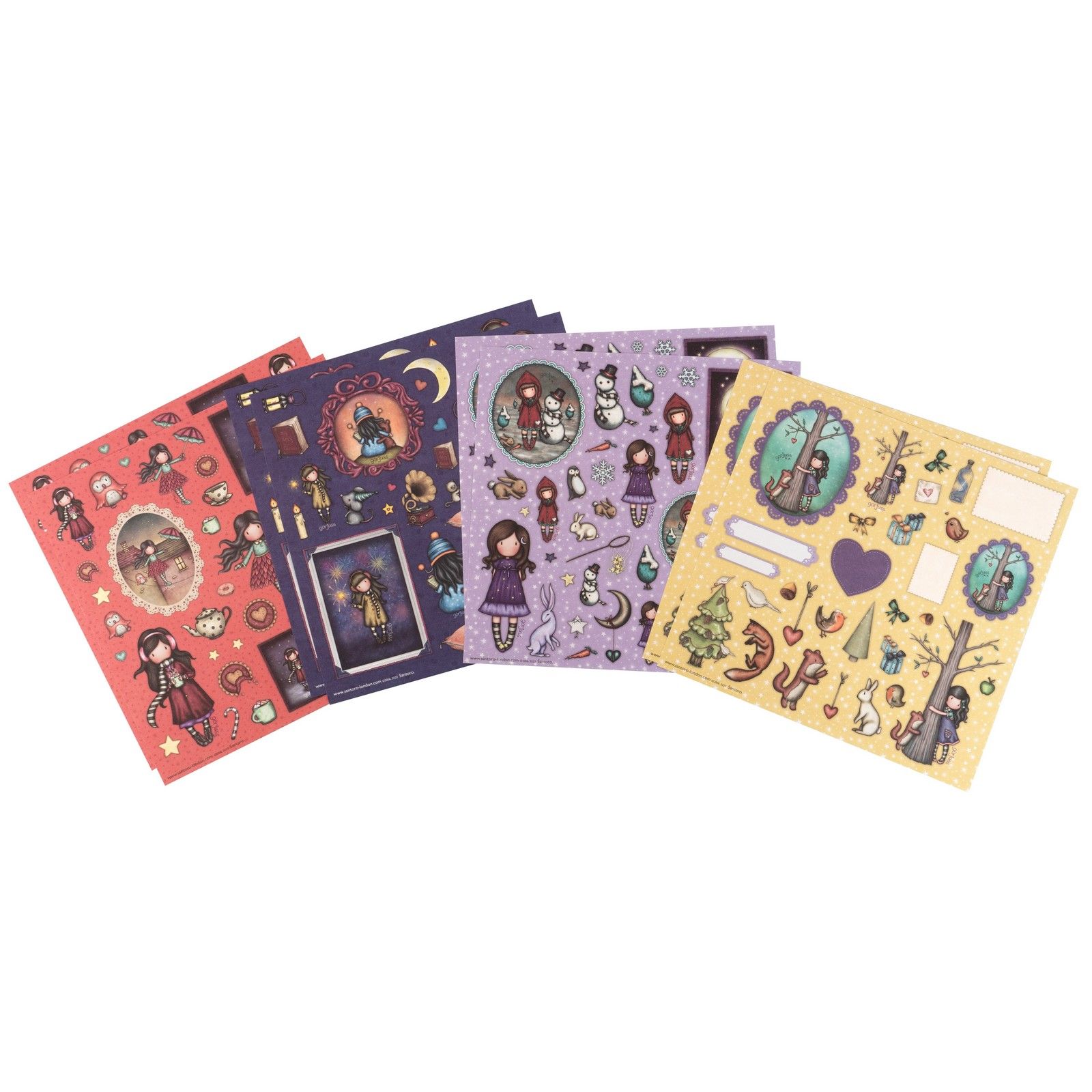 Studio Light • Gorjuss Essentials Sticker Sheets 4x2 Designs