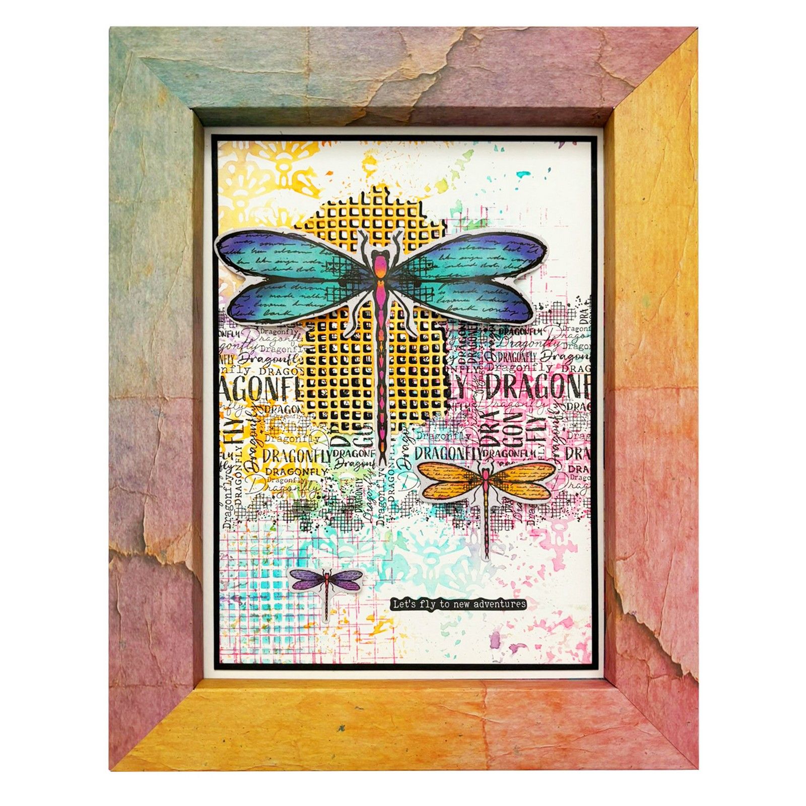Studio Light • Hazel Eaton Die-cut Paper Pad Paper elements Dragonfly ...