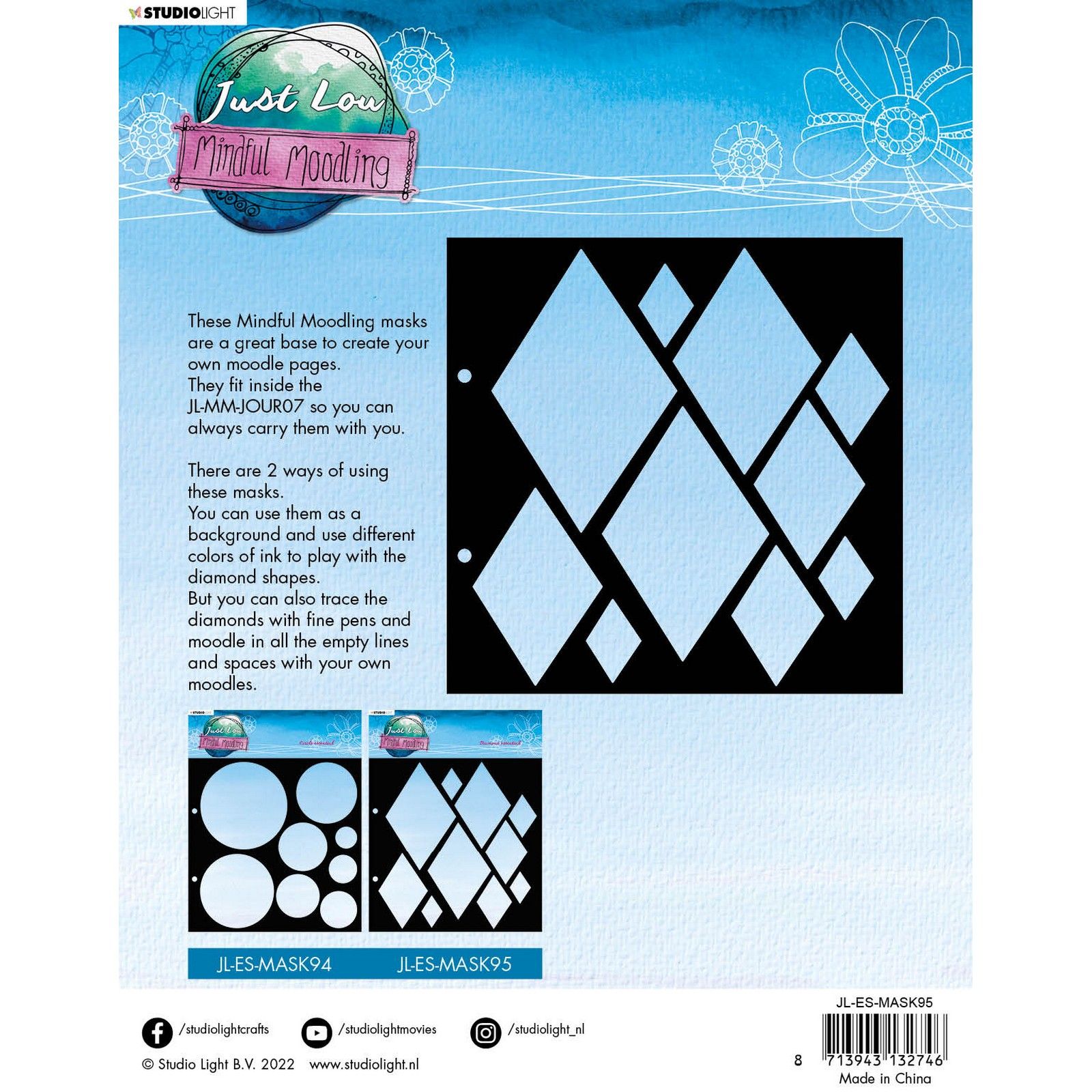 Studio Light • Essentials mask stencil Diamonds