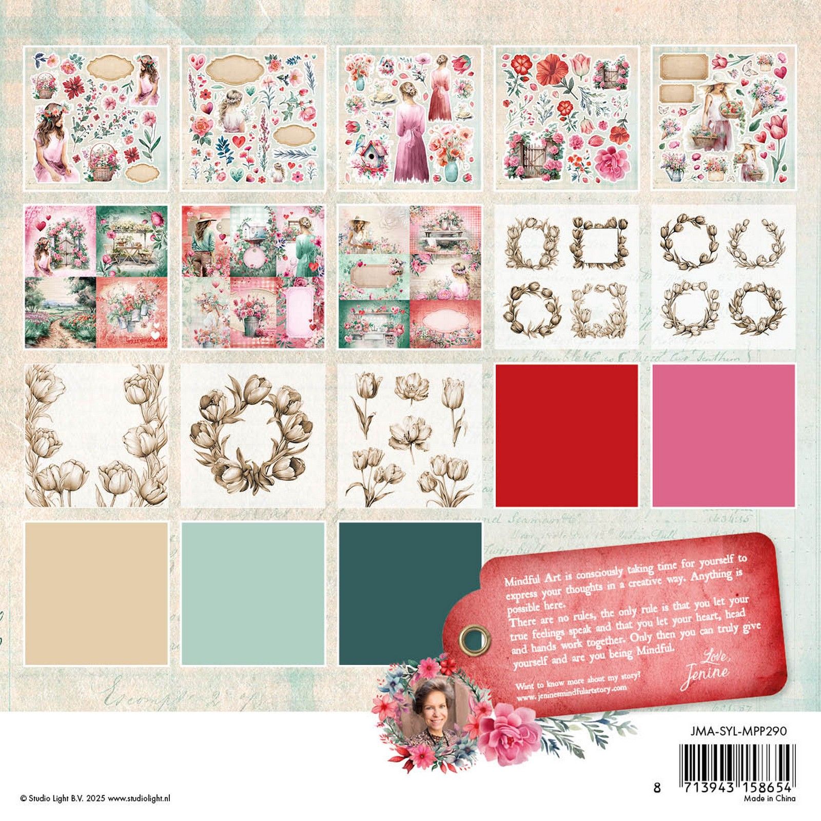 Studio Light • Jenine's Mindful Art Mixed Paper Pad Sending You Love ...