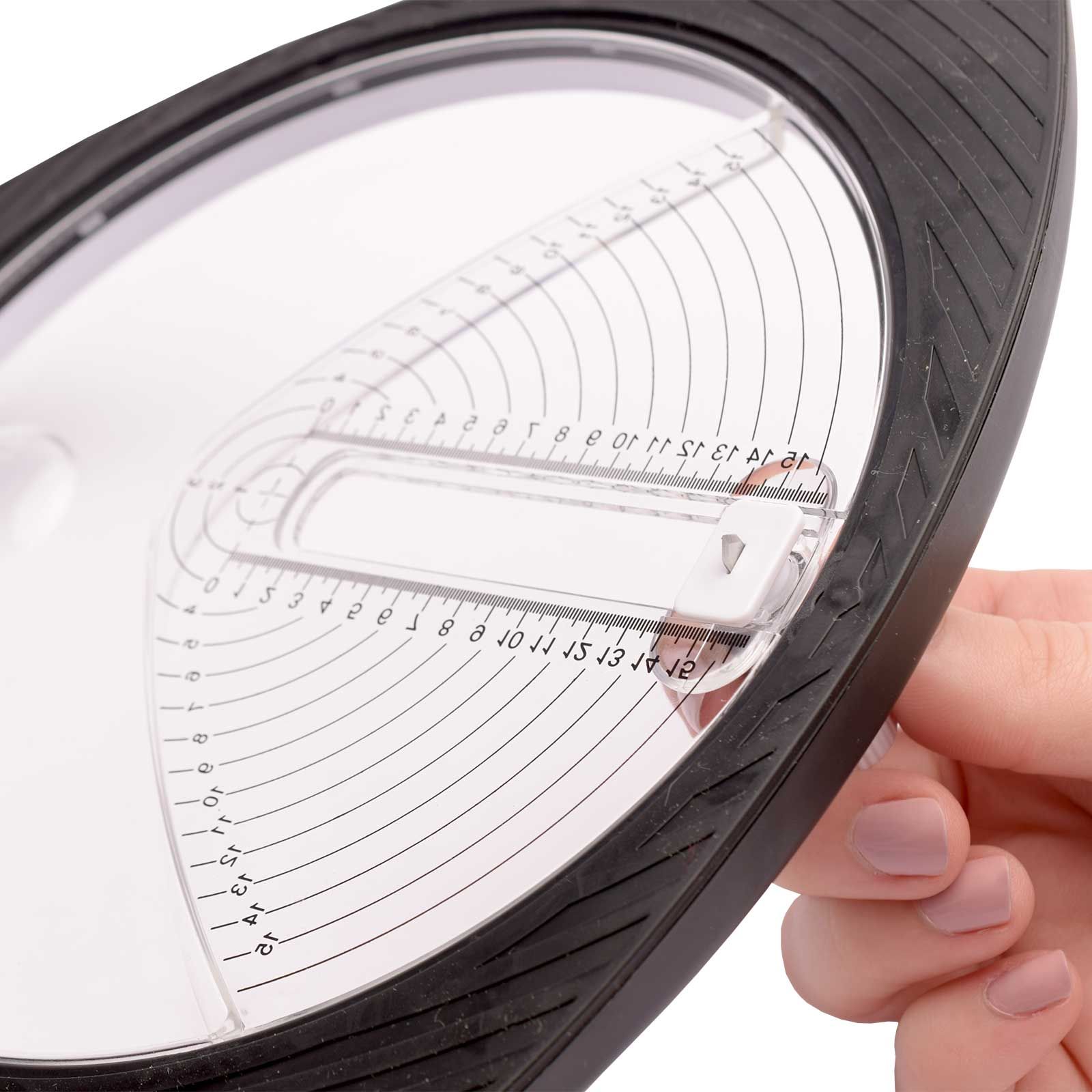 Paperfuel • Cirkelsnijder Ø15cm incl. 3 Reservemesjes Zwart