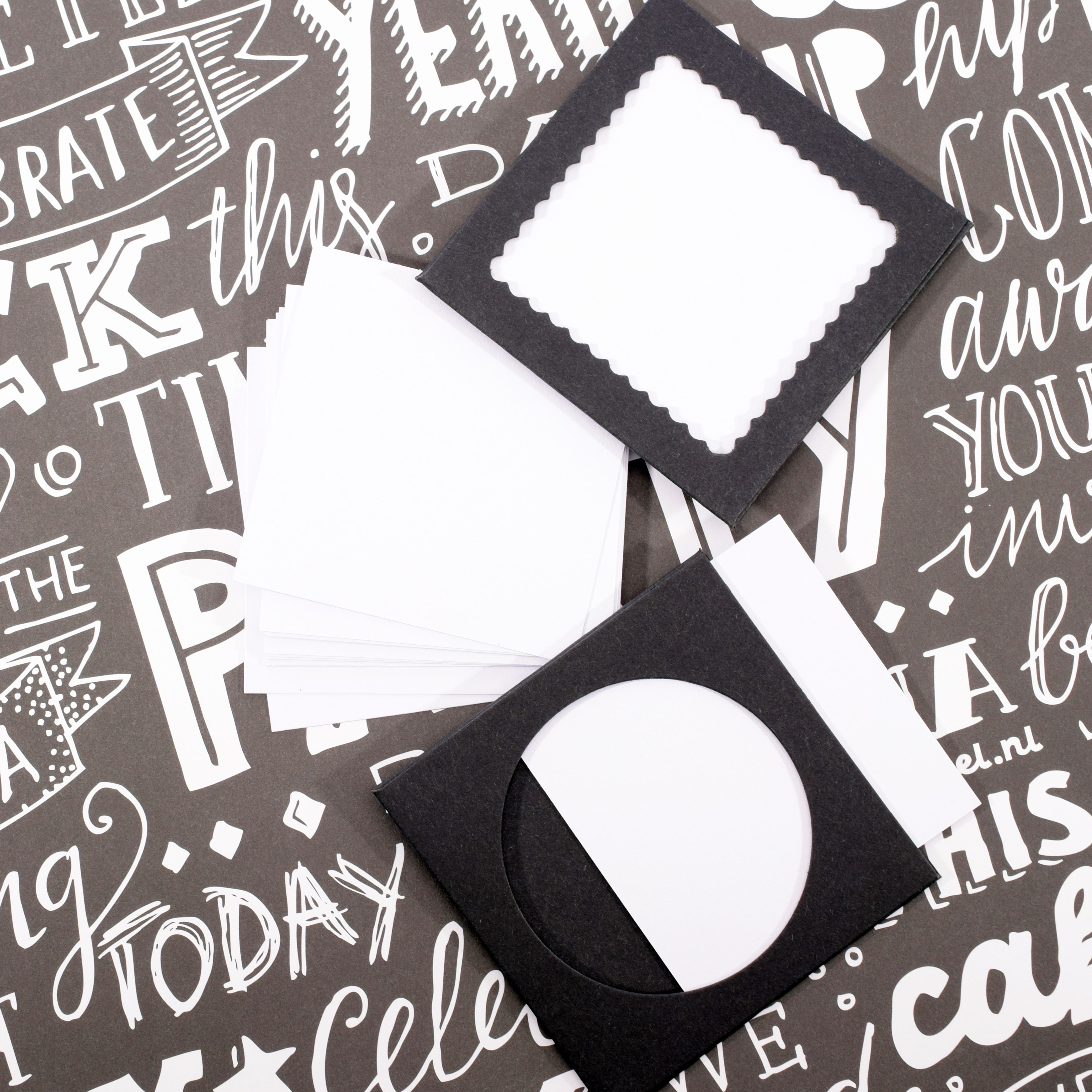 Paperfuel • Paper frames 16pieces Black