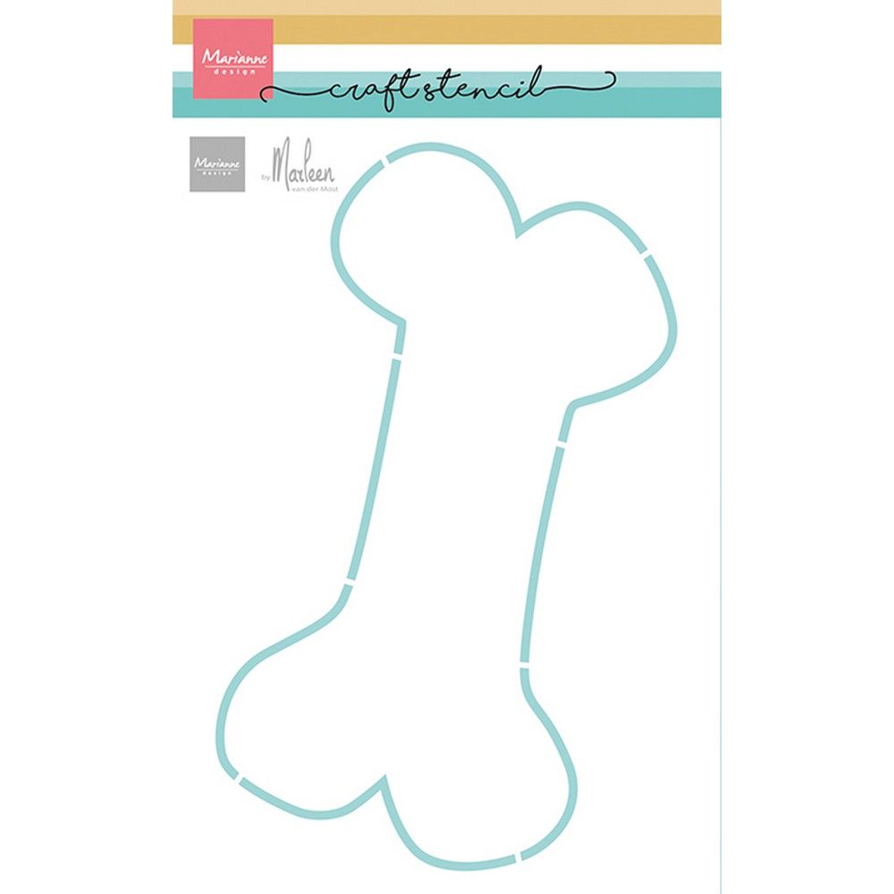 Dog Bone Stencil