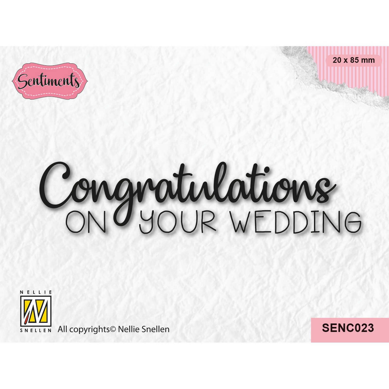Nellie's Choice • Clear Stamp Congratulations