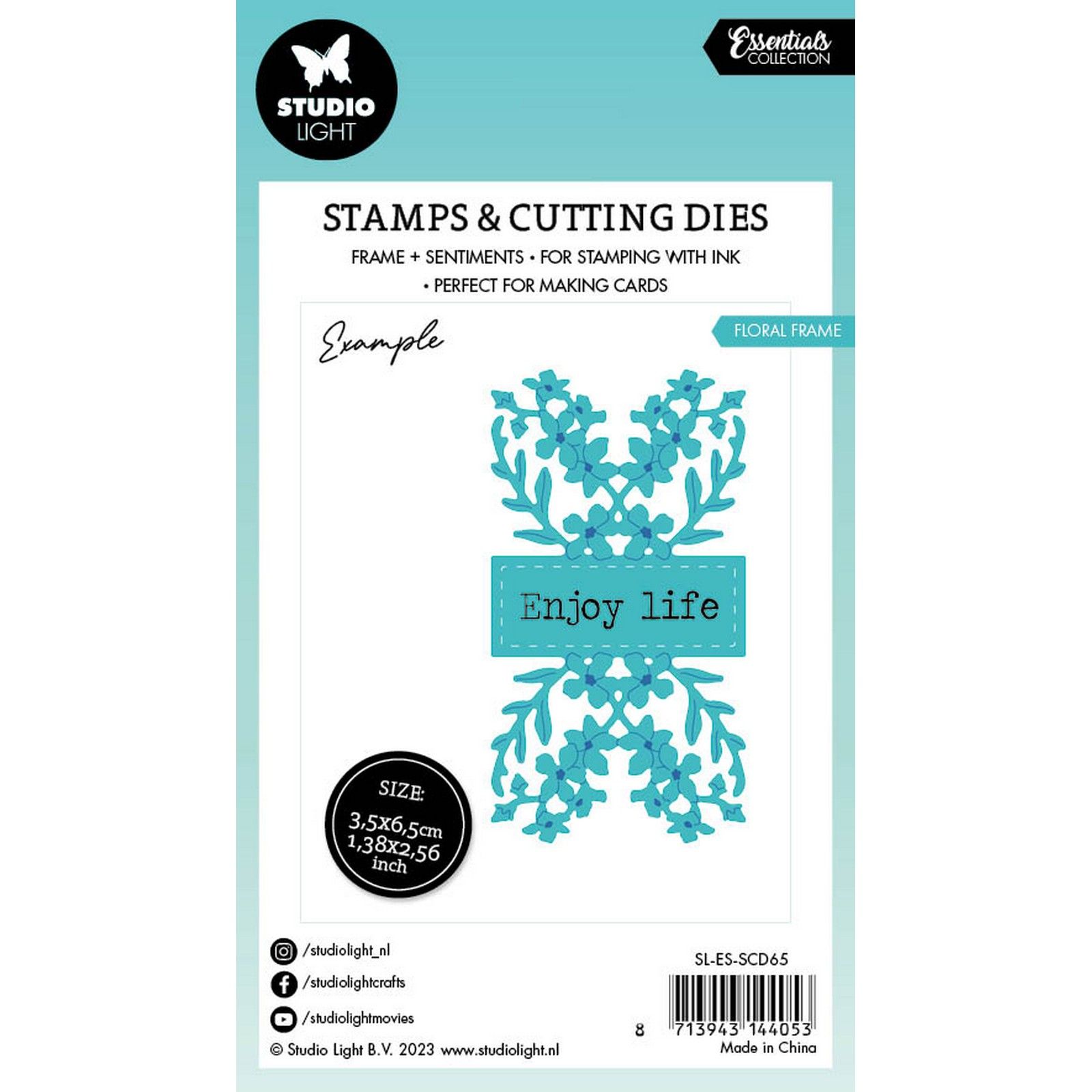 Studio Light • Essentials Stamp & Cutting Die Floral Frame