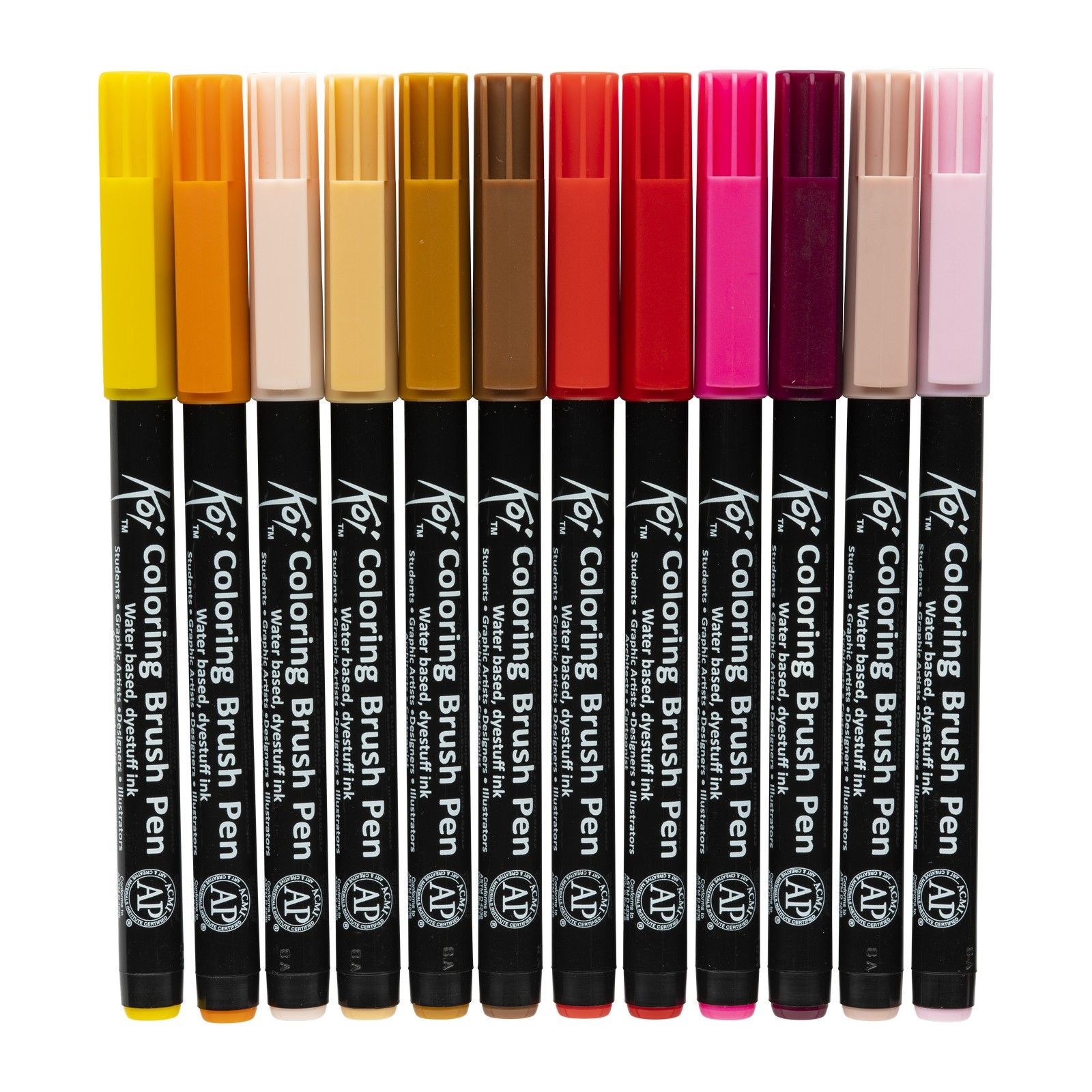 Sakura • Koi Coloring Brush Pen Set 24 Couleurs